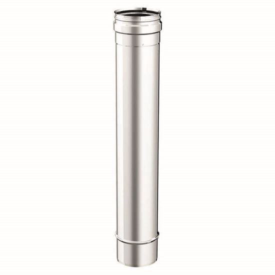 TUBO ACCIAIO INOX AISI 316L, MONOPARETE, Ø 200 MM, 50 CM, RISCALDAMENTO ...